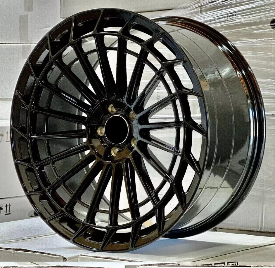 20x9.5 Wheels For Mercedes Benz GLS GLE GL ML 20" 5X112 +42 Black Rims ...