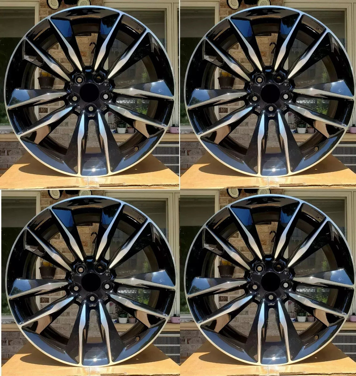 21" Wheels Set 21x9.5 5x114.3 +55 for ACURA MDX YEARS YD1 2001-2006 20 ...