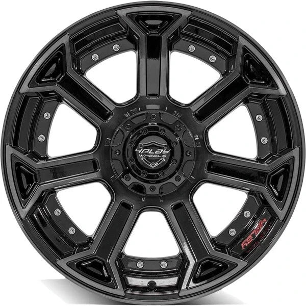 (Set of 4) 4Play Gen2 4P70 22x12 8x6.5" -44mm Black/Tint Wheels Rims 2 ...