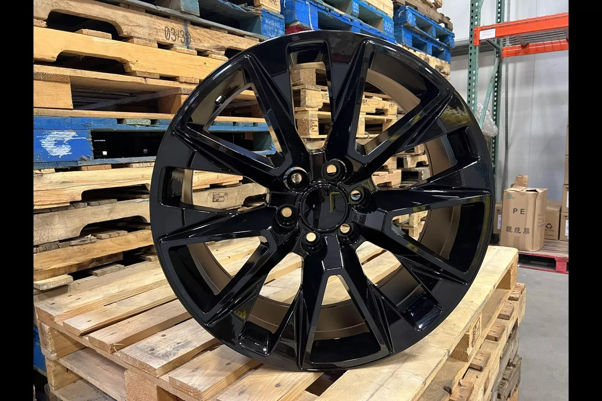 (SET 4) 22" Z71 STYLE WHEELS FITS 6X139.7 CHEVY SILVERADO TAHOE SUBURB ...