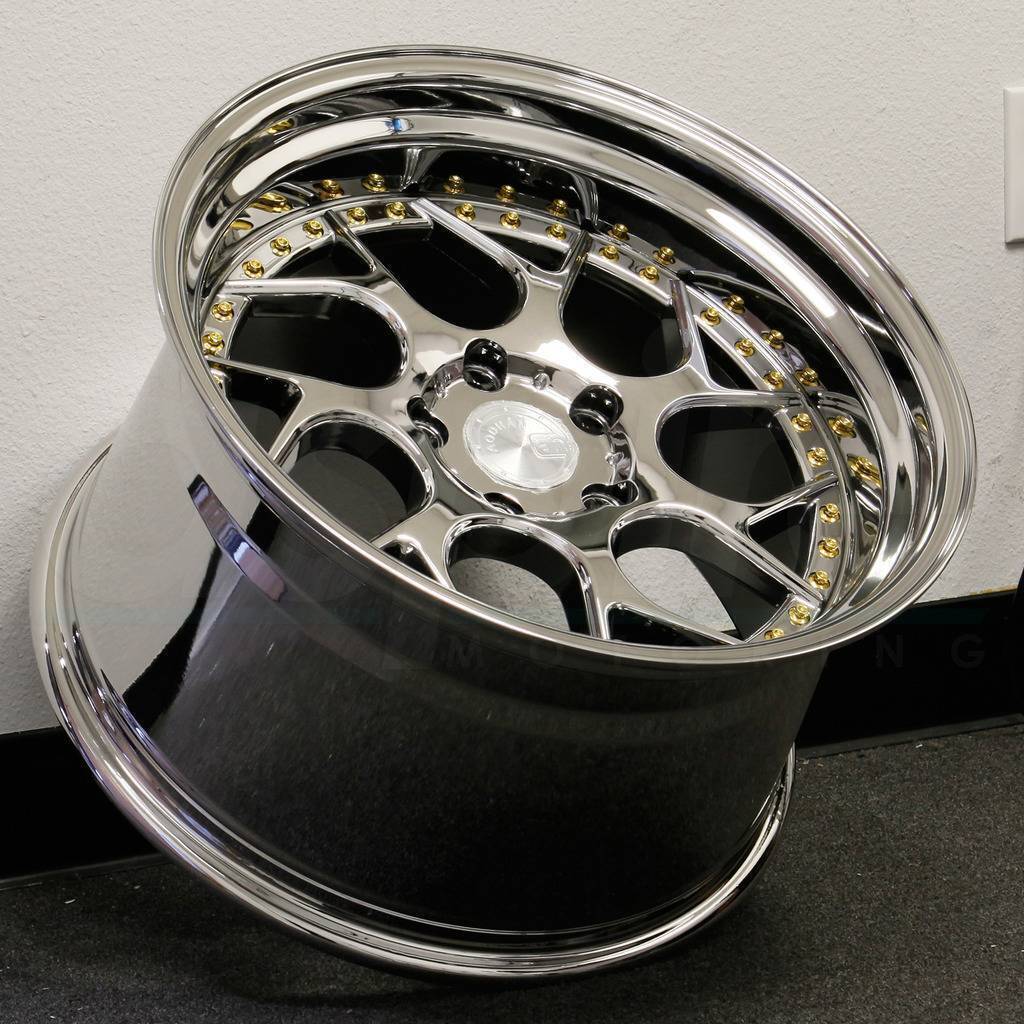 19x9.5 / 19x10.5 Aodhan DS01 5x114.3 +22 Vacuum Chrome Wheels 19 Inch ...