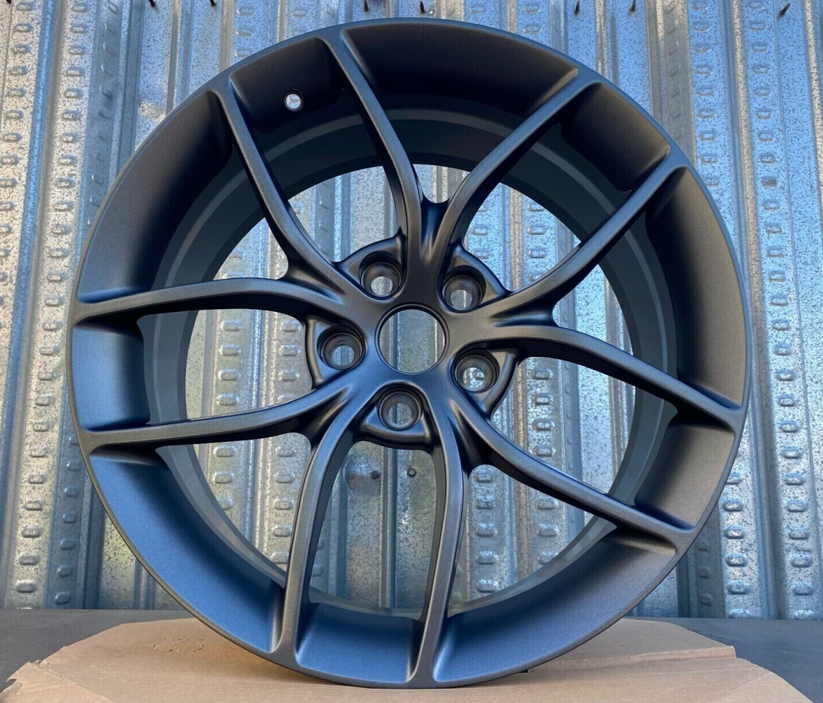 18" Wheels For Tesla Model 3 Model Y 18X8.5 5X114.3 +38 Gray Rims Set ...