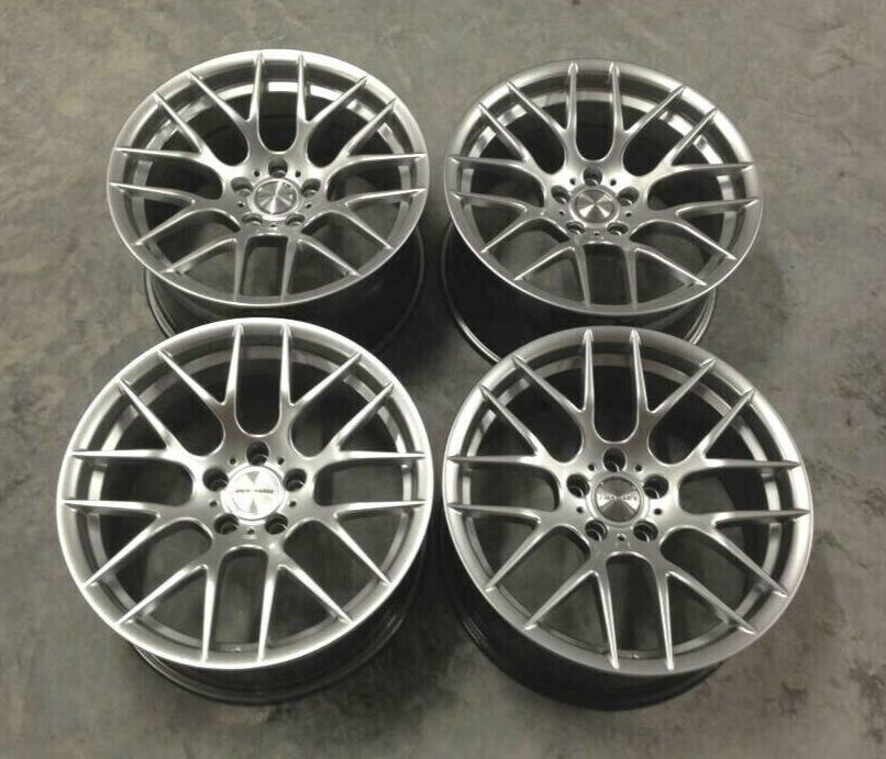 19" Avant Garde M359 Wheels Fit BMW E46 M3 Silver Rims 19x9.0 +35 / 19 ...