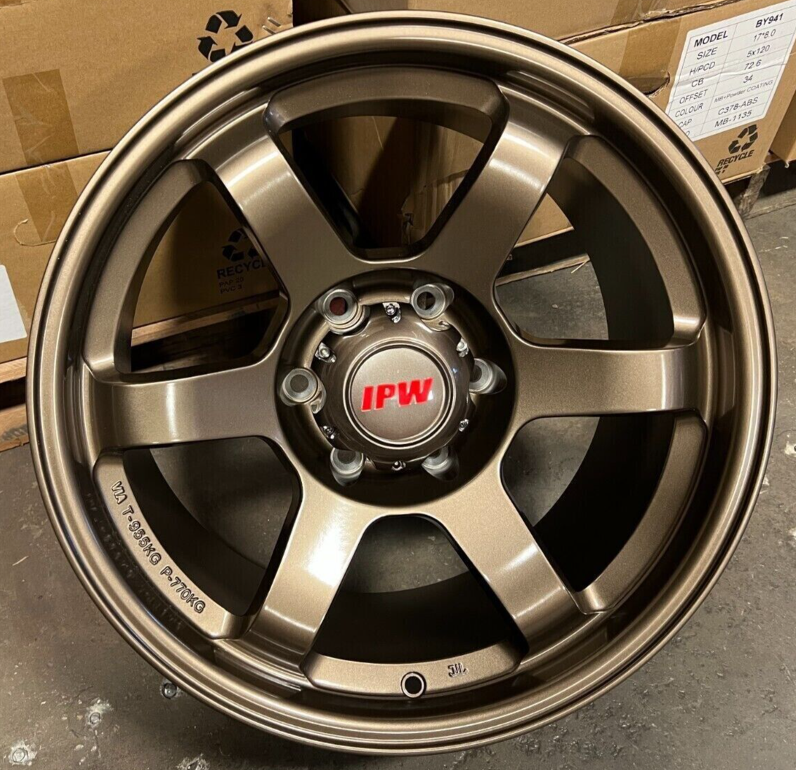 18" TE37 Style Wheels For Toyota 4Runner Tacoma FJ 18x9 6x139 +0 Bronz ...