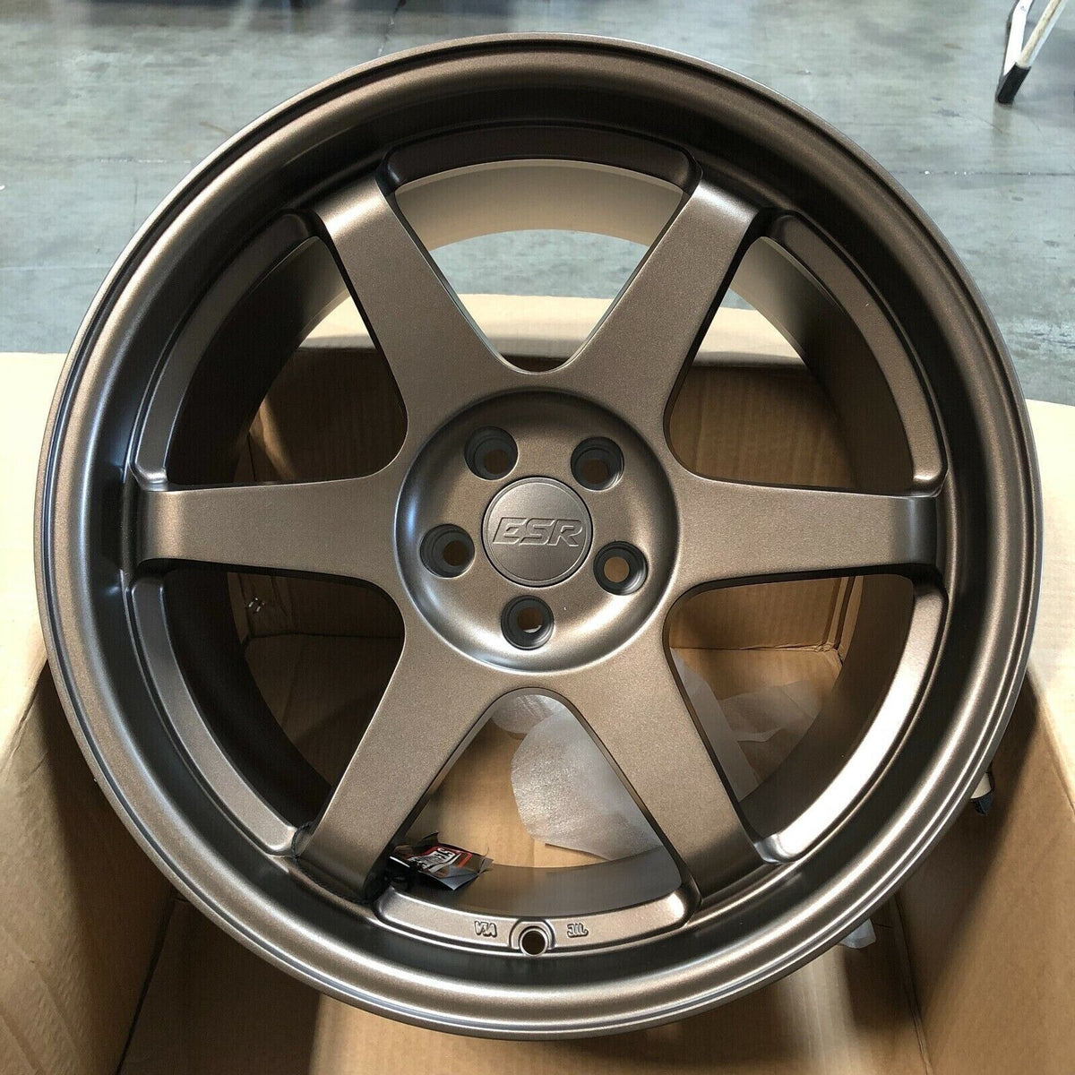 18x10.5 +22 5x100 ESR SR07 Wheels Matte Bronze Rims Set 4 – eurowheelsusa
