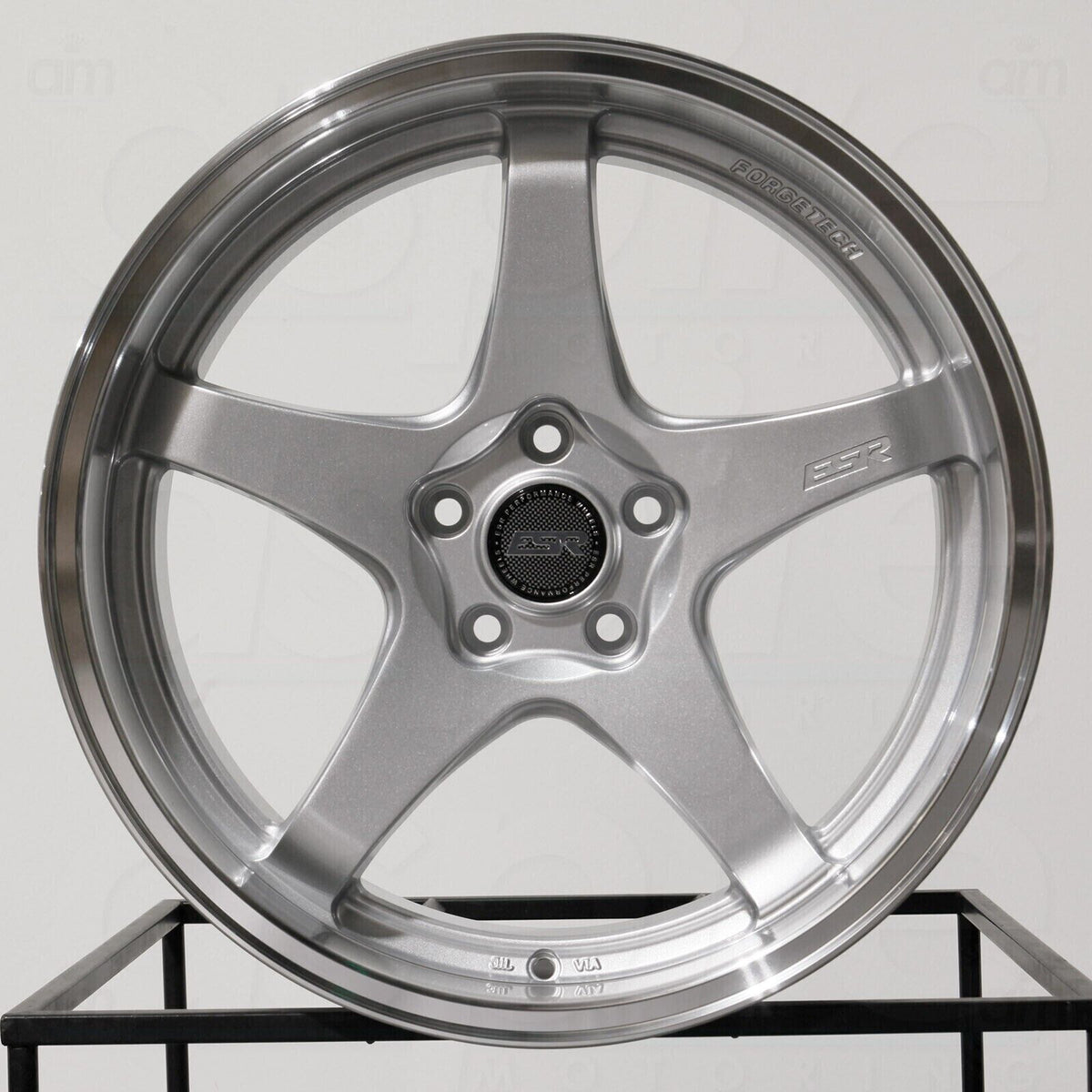 ESR AP5 19x9.5 5x120 35 Silver Wheels(4) 72.56 19" inch Rims New ...