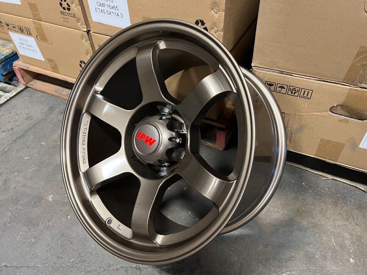 17" TE37 Style Wheels For Toyota 4Runner Tacoma FJ 17x8.5 6x139 +0 Bro ...
