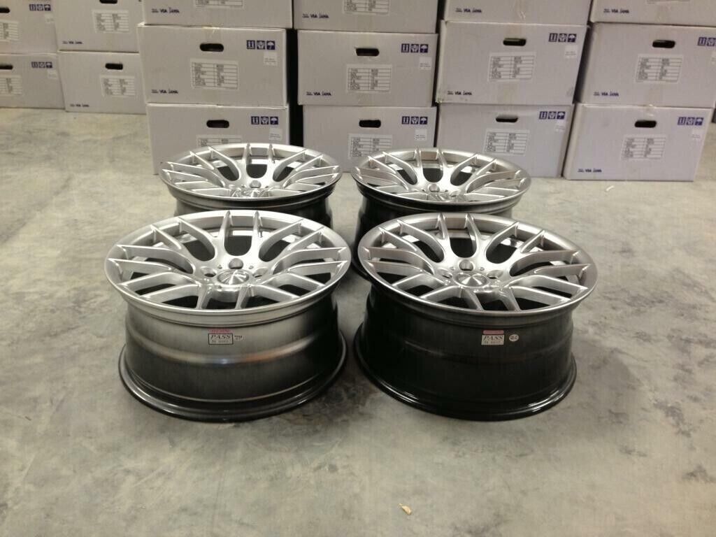 19" Avant Garde M359 Silver Wheels 19x9 / 19x10 Rims Fit BMW E90 325 3 ...