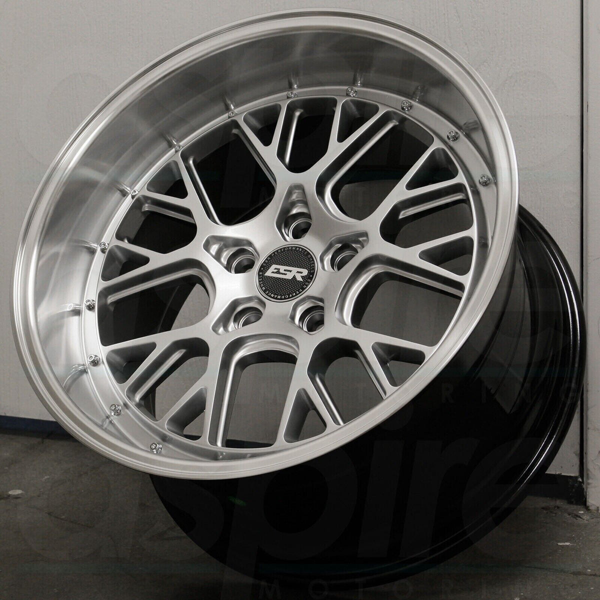 ESR CS11 19x9.5 5x120 35 Hyper Silver Wheels(4) 72.56 19" inch Rims Ne ...