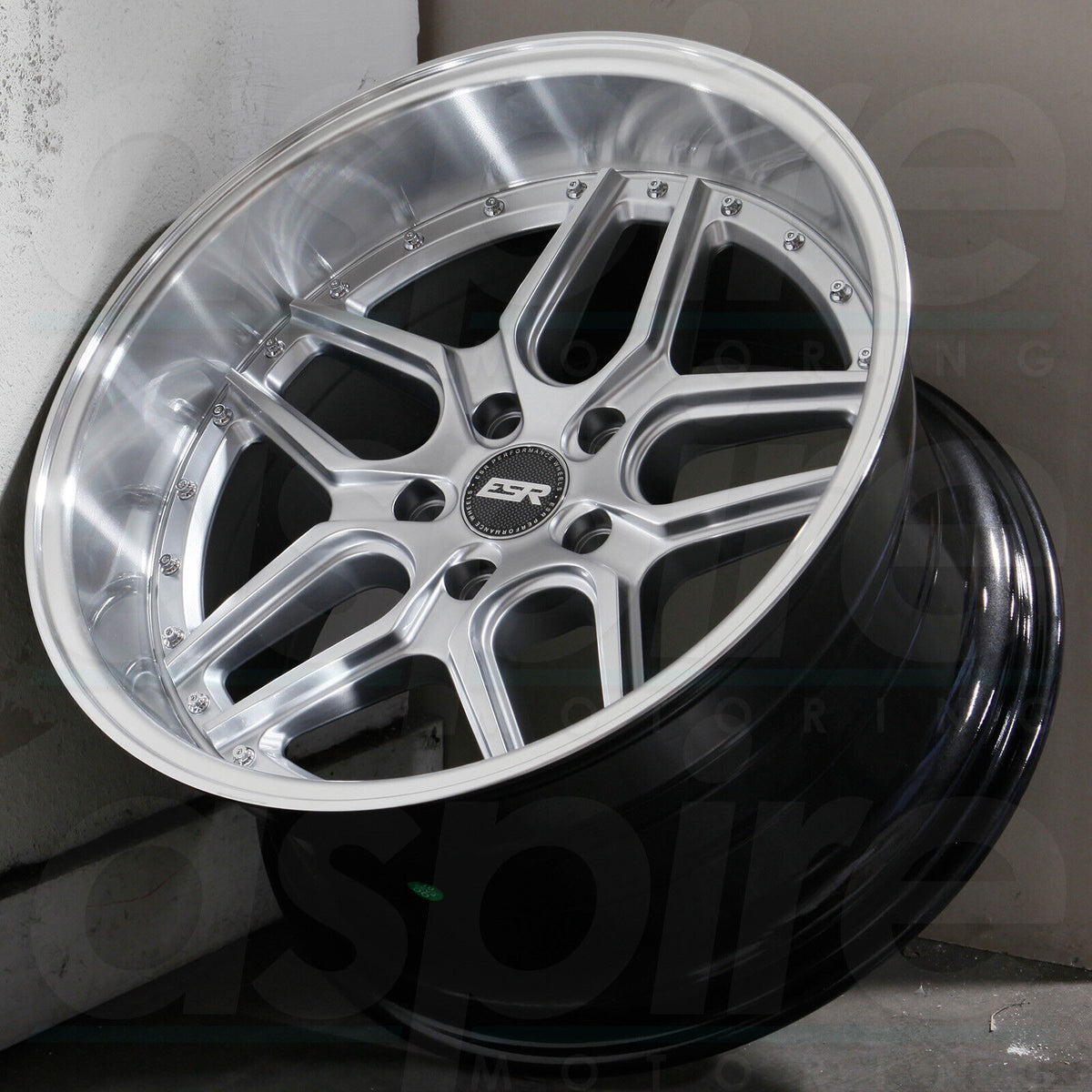 ESR CS15 19x9.5 5x120 22 Hyper Silver Wheels(4) 72.56 19" inch Rims Ne ...