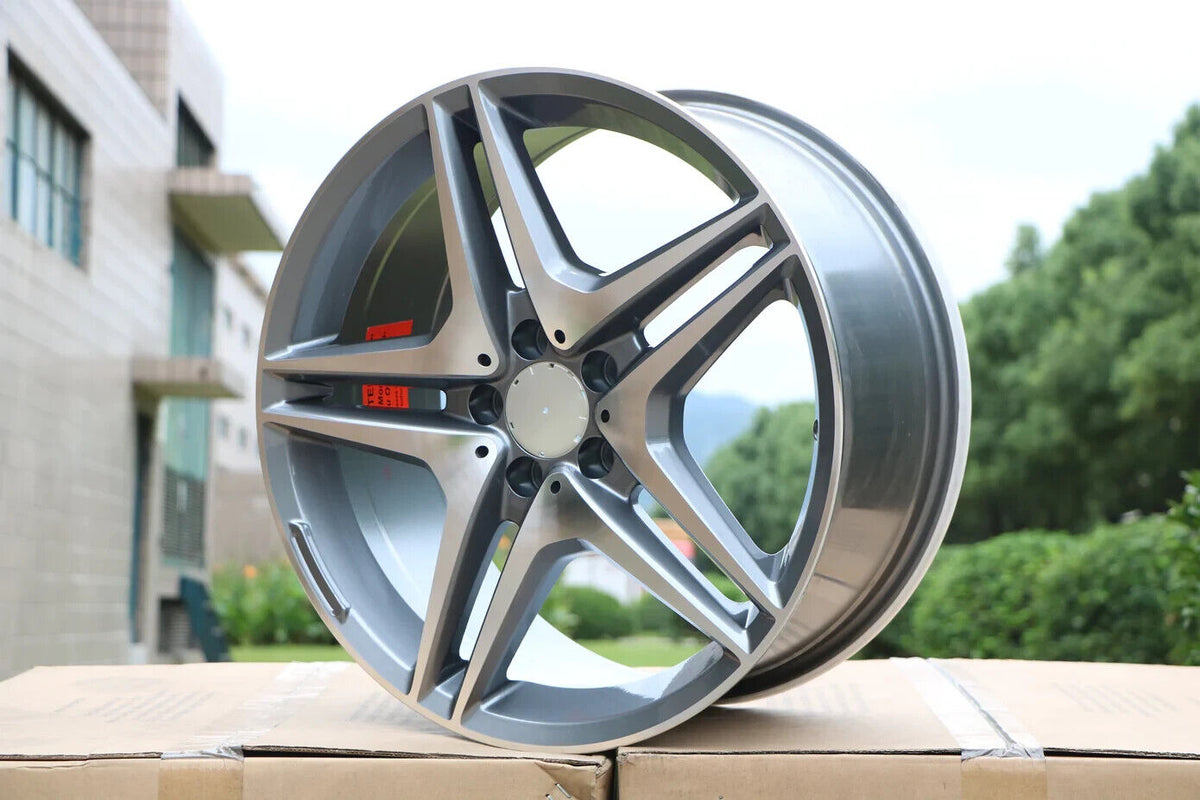 Set 4 18" Wheels For Mercedes S430 E350 GLC300 GL350 18x8.5 / 18x9.5 ...