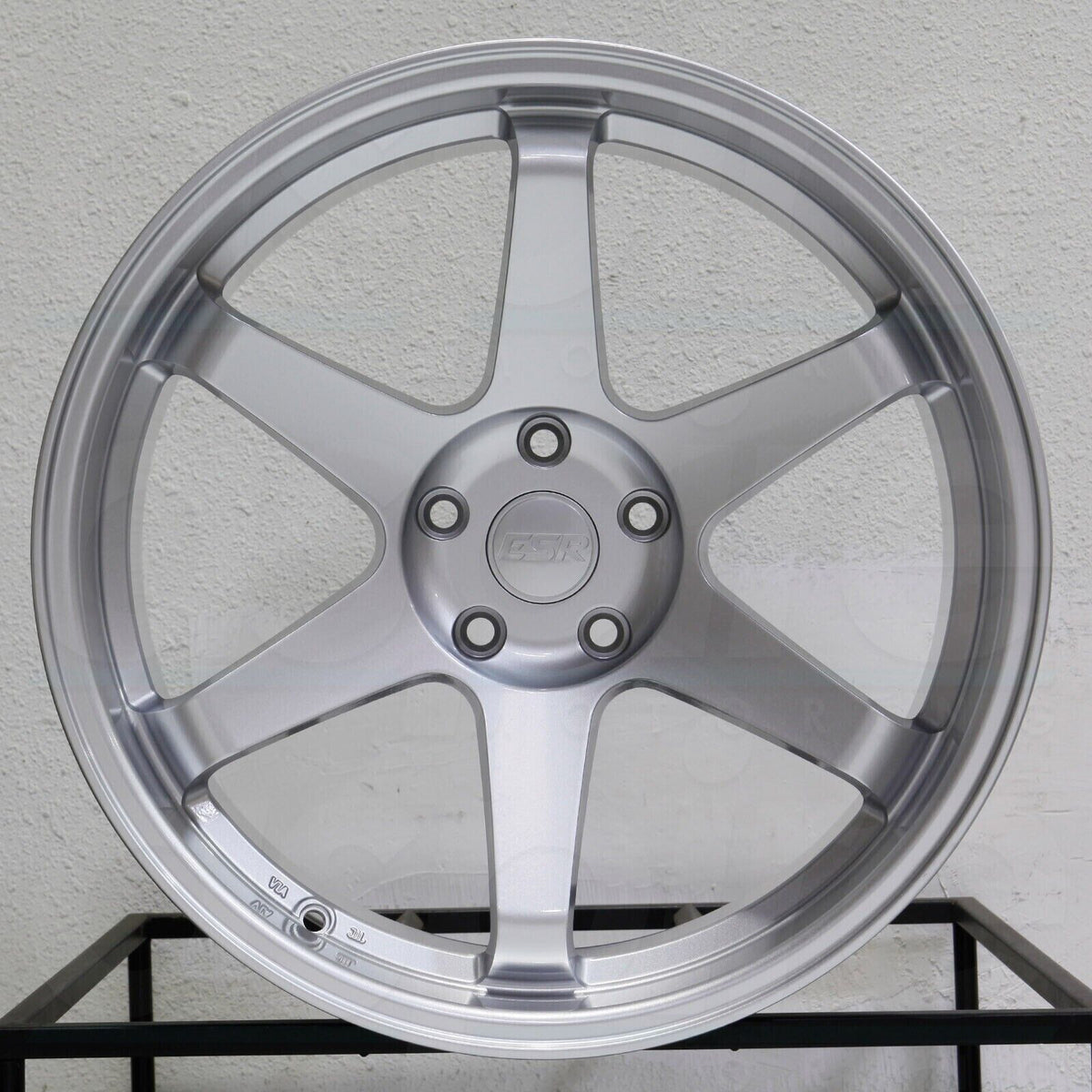 ESR SR07 Hyper Silver 18 Inch Wheels 18x10.5 +22 5x114.3 Rims Set 4 ...