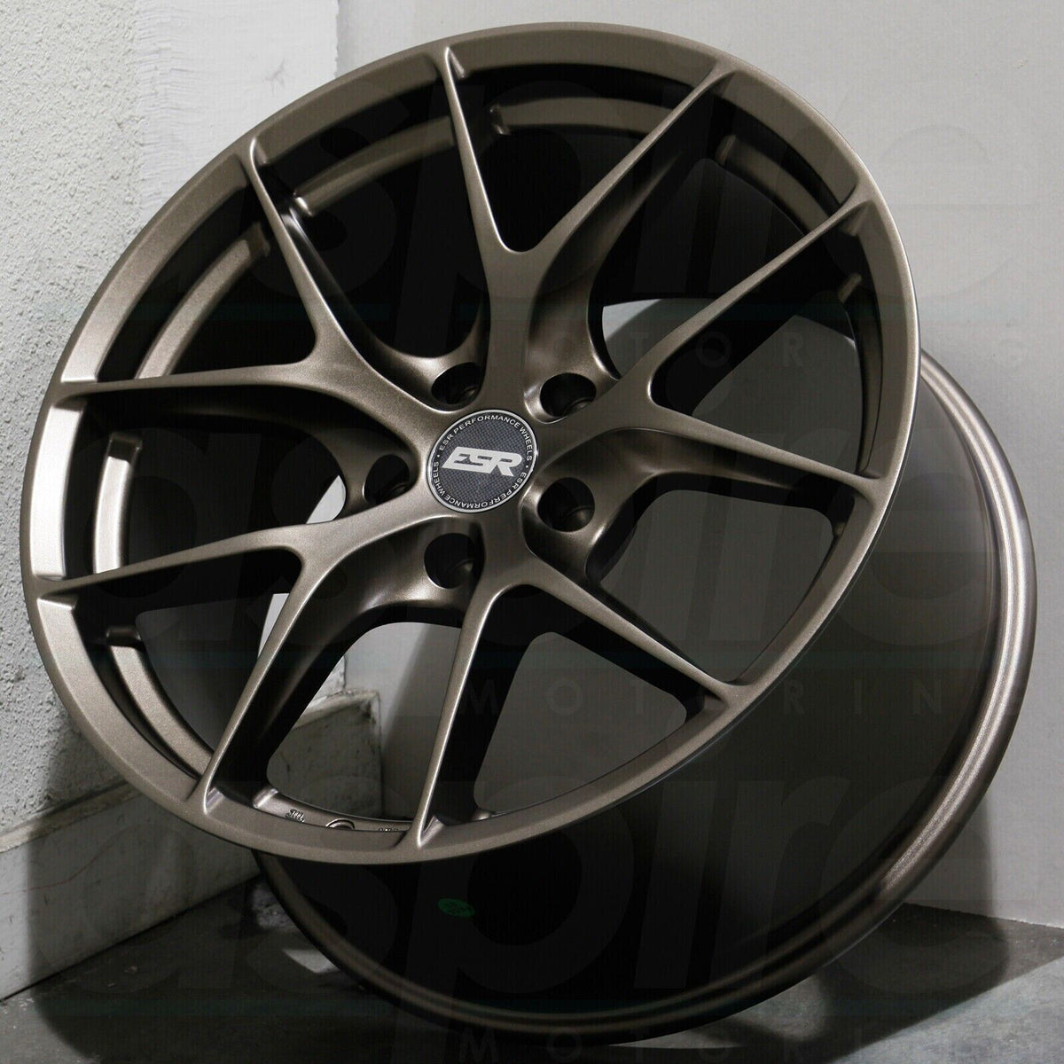 ESR RF2 18x10.5 5x114.3 22 Bronze Wheels(4) 73.1 18" inch Rims ...
