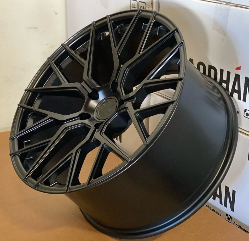 20x10.5 Aodhan AFF9 5x120 +35 Flow Forged Matte Black Rims (Set of 4 ...