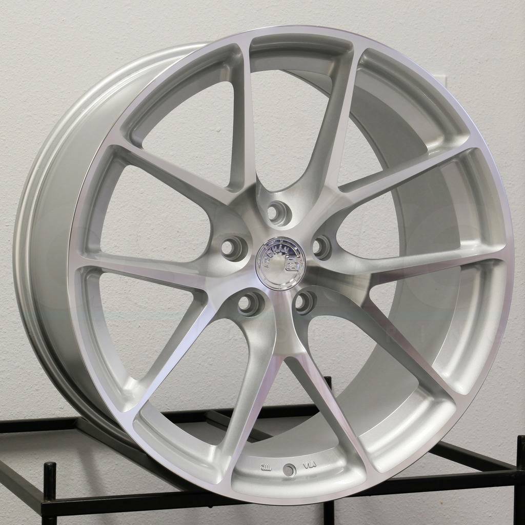 Aodhan AFF7 20" Silver Machined Wheels 20x10.5 +35 5x114.3 Rims Set 4 ...