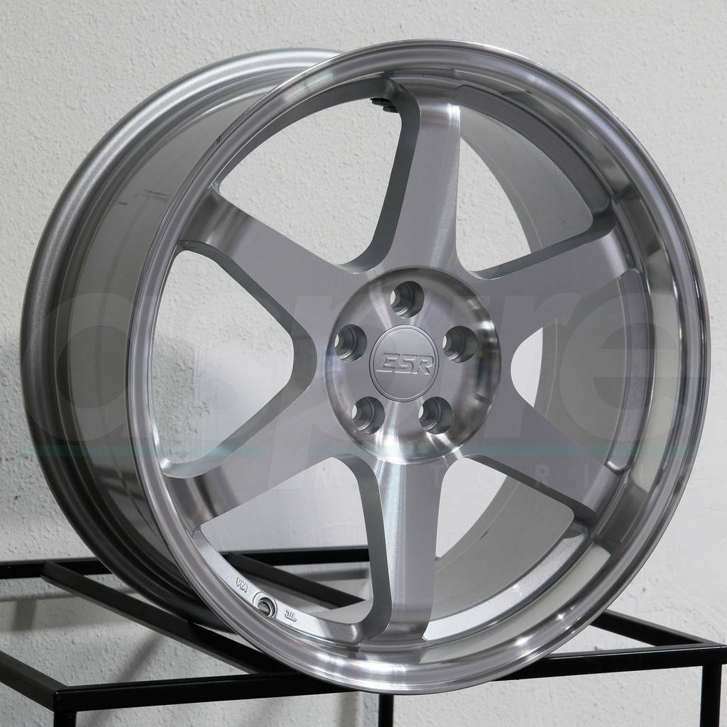 ESR SR07 18x9.5 +35 5x114.3 Machined Face and Lip 18" Wheels Set of 4 ...