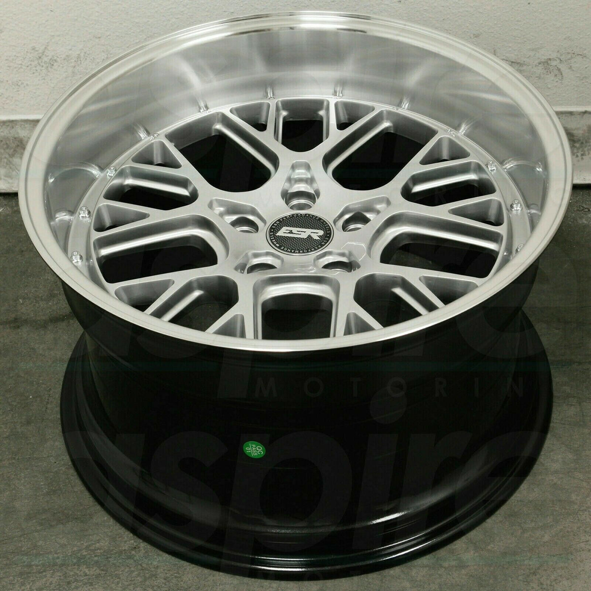 ESR CS11 Silver Machined Wheels 18x9.5 +22 5x114.3 18 Inch Deep Dish R ...