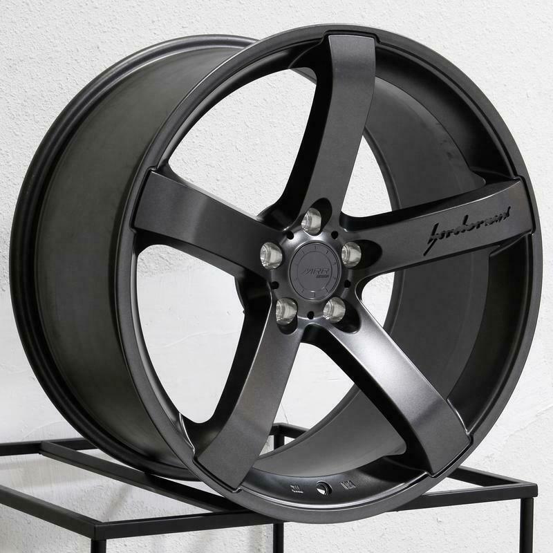 18x9.5 MRR VP5 Wheels 5x120 +20 Matte Gun Metal Graphite Concave 18" R ...