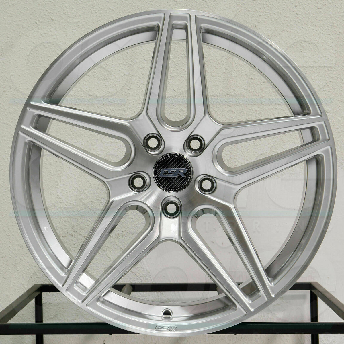 ESR RF15 Silver Wheels 19x8.5 +30 5x114.3 19 Inch Rims Set 4 ...