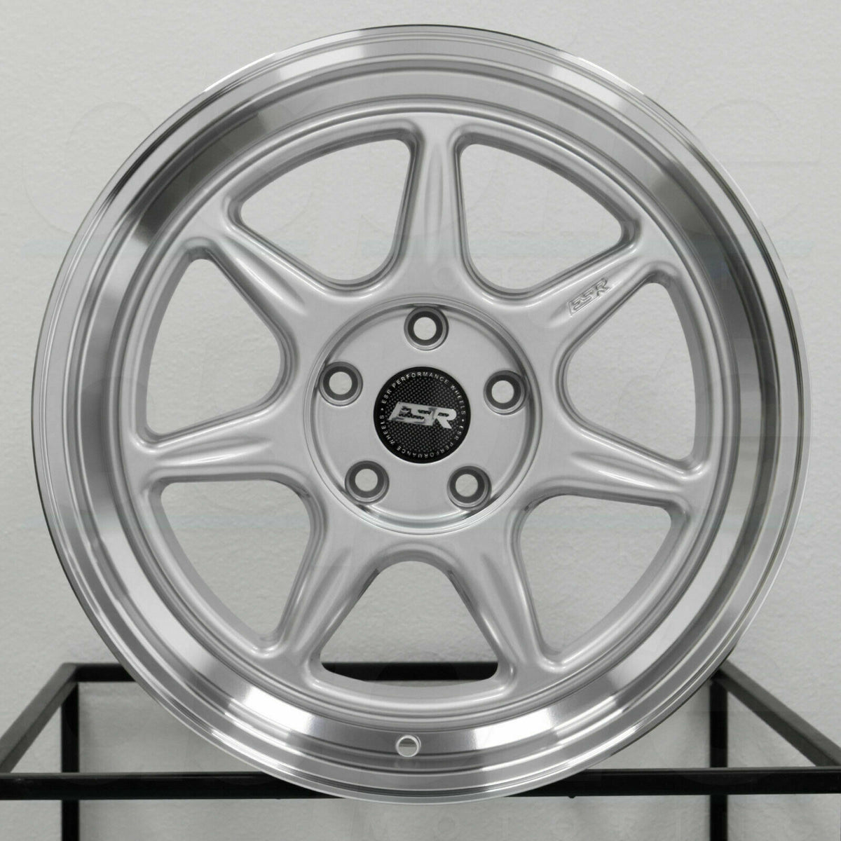 19" ESR CR7 Hyper Silver Wheels 19x9.0 +20 5x114.3 Rims Set 4 ...