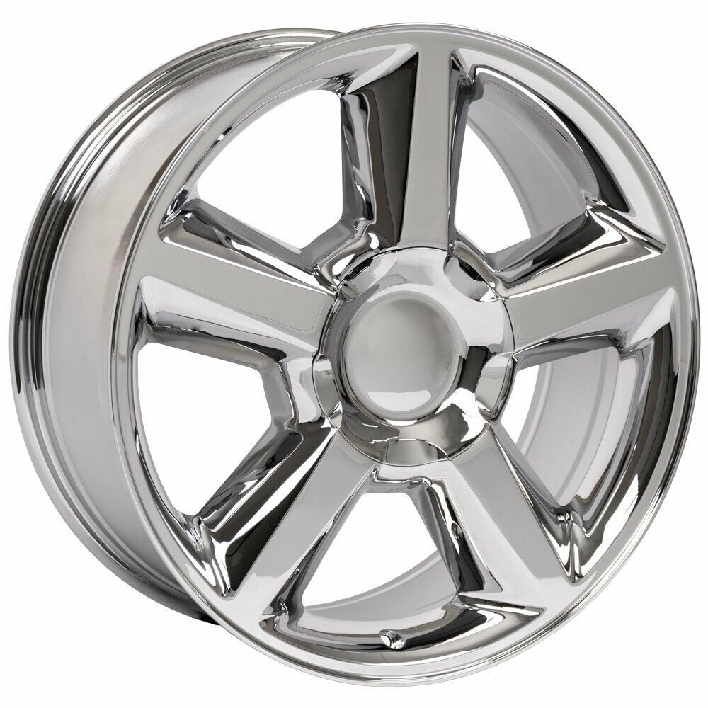 20" Chrome Wheels Set For Tahoe Chevy Silverado Suburban GMC Yukon Rim ...