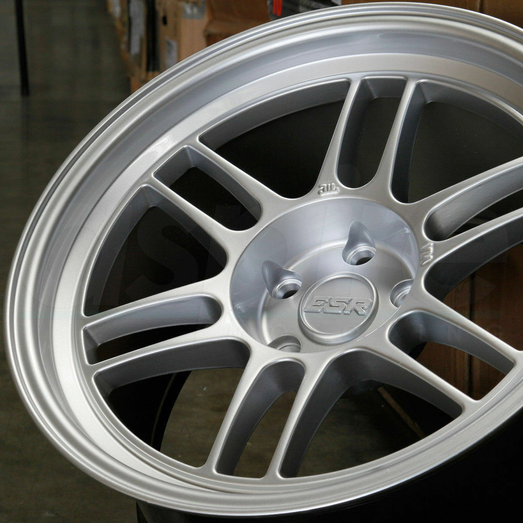 18" ESR SR11 Wheels 18x10.5 +22 5x114.3 Hyper Silver (Rims Set 4 ...