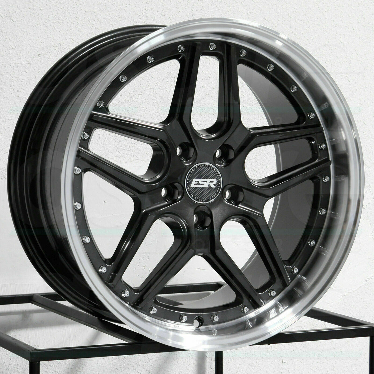 ESR CS15 Wheels 18x8.5 +30 / 18x9.5 +35 5x100 Graphite Deep 18 Inch Ri ...