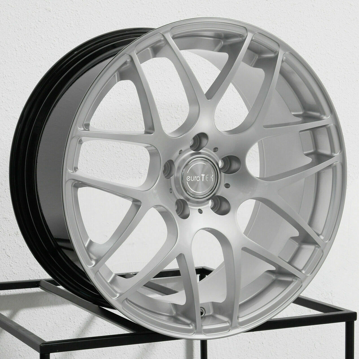 19x8.5 Eurotek U02 Wheels Silver 19" 5x120 +35 MRR Rims Set of 4 ...