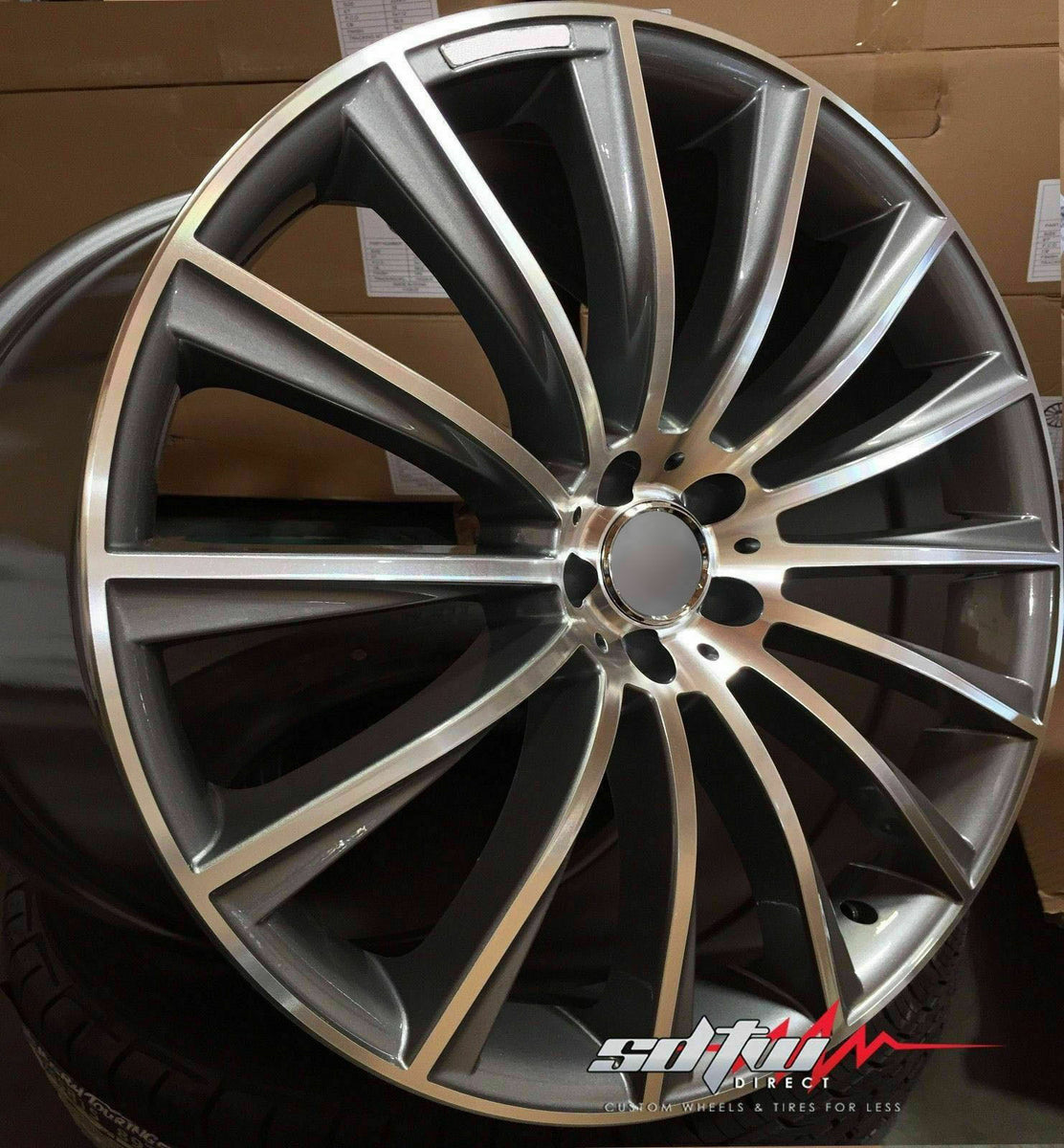 18x8" Wheels Fit Mercedes S430 S500 E320 E500 CLK SLK CL 18 Inch Rims ...