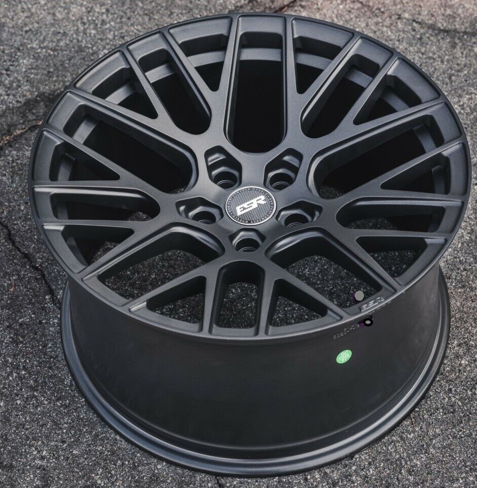18" ESR RF11 Wheels 18x10.5 +22 5x114.3 Matte Graphite 18 Inch Rims Se ...