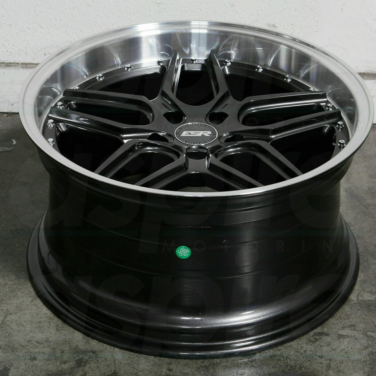 19 Inch ESR CS15 Graphite Machined Lip Wheels 19x9.5 +15 5x114.3 Rims ...