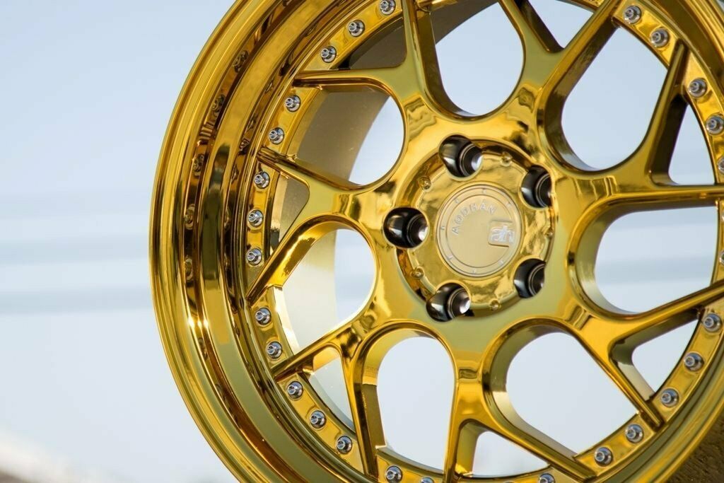 19x9.5 Aodhan DS01 5x114.3 +22 Vacuum Gold Wheels 19" Rims (Set of 4 ...