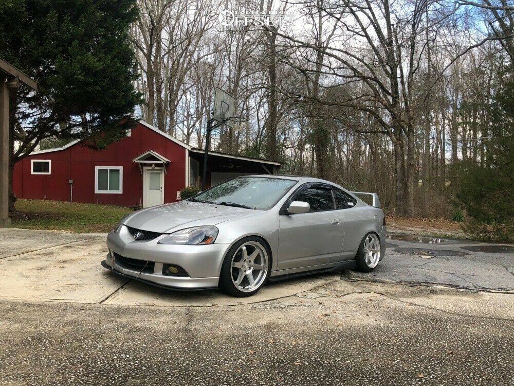 ESR SR07 18x9.5 +22 5X100 Machined Face and Lip 18" Wheels Set of 4 Ri ...