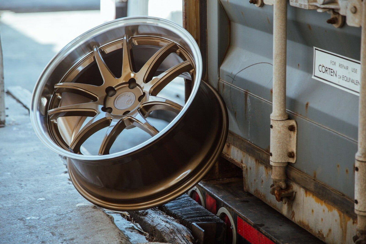 Aodhan DS02 Wheels 19x9.5 +22 5x114.3 Bronze With Machined lip 19 Inch ...