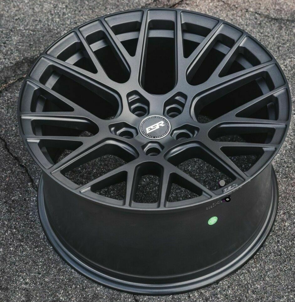 19" ESR RF11 Wheels 19x9.5 +22 5x120 Graphite 19 Inch Concave Rims Set ...