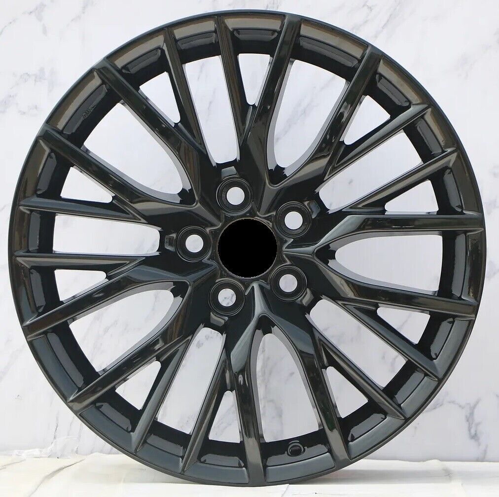 20" Gloss Black Wheels for Lexus RX350 RX450 20X8 +30 5X114.3 CB 60.1 ...