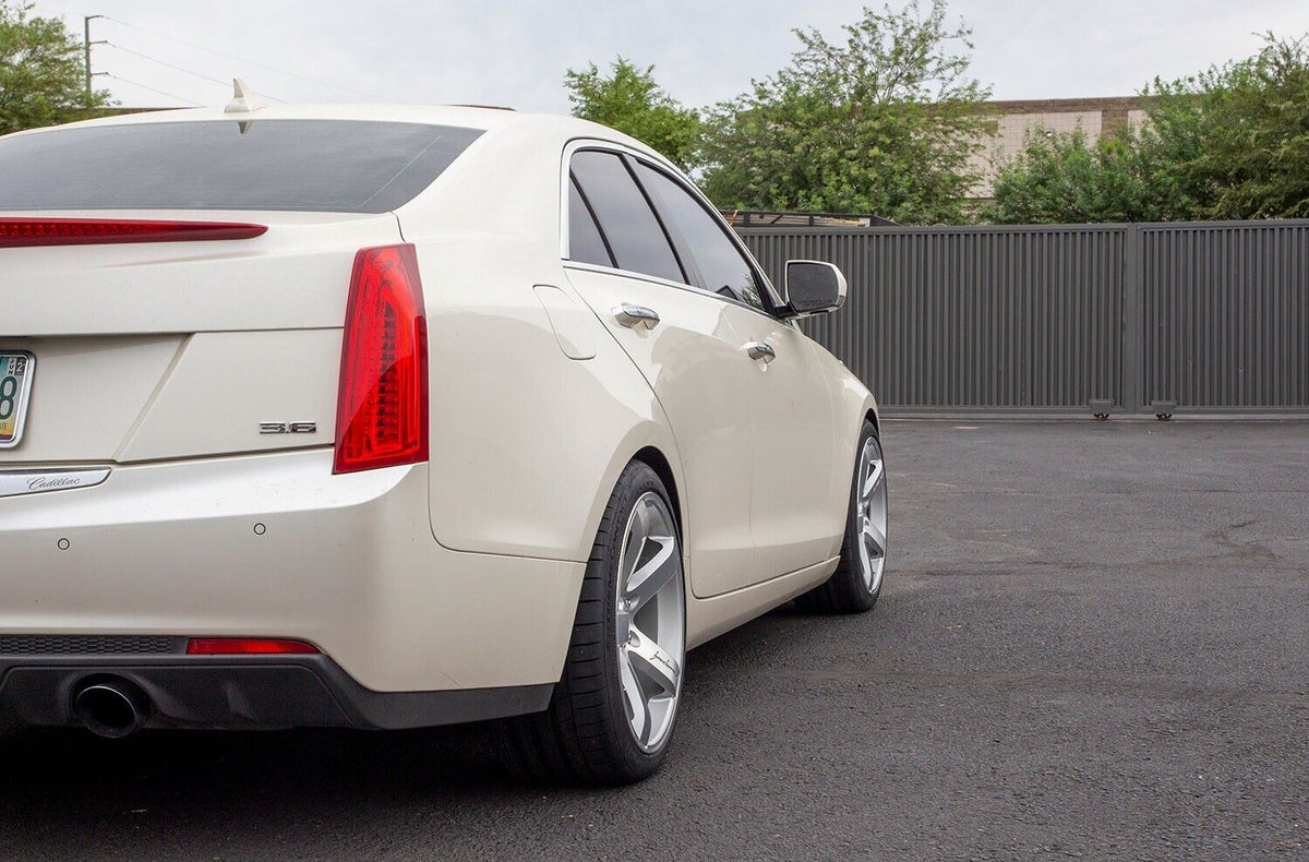 18" MRR VP5 Wheels Silver 18x8.5 / 18x9.5 5x115 Rims For Cadillac ATS ...