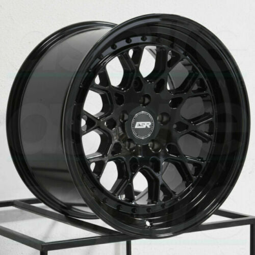 19" ESR CS3 Gloss Black Wheels 19x8.5 +30 / 19x9.5 +35 5x120 Rims Set ...