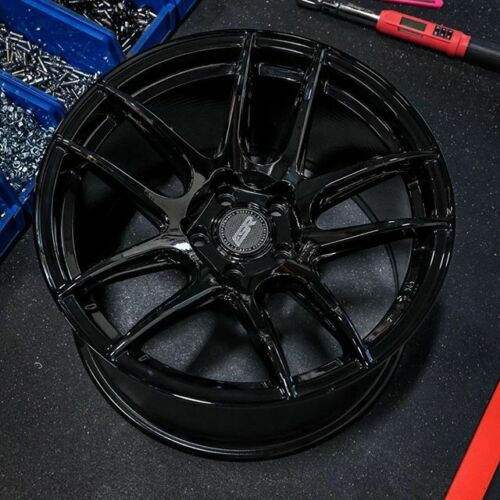 19 Inch ESR CS8 Gloss Black Wheels 19x10.5 +22 5x114.3 Rims Set 4 19 ...